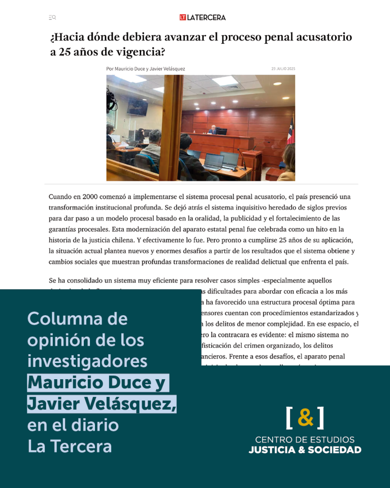 Centro de Estudios Justicia y Sociedad - UC